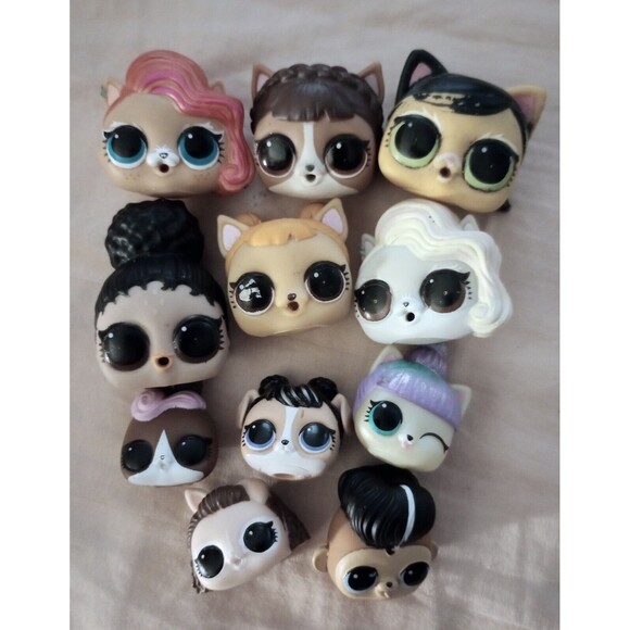 L.O.L. Surprise! | Toys | Lol Surprise Head Lot 6 Large 5 Small ...